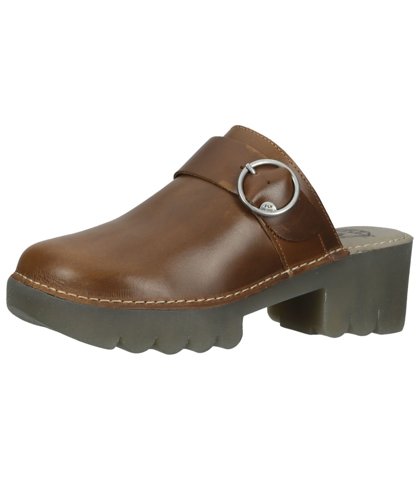 Fly London Clogs Leder Clog, Verschluss: Schlupfschuh