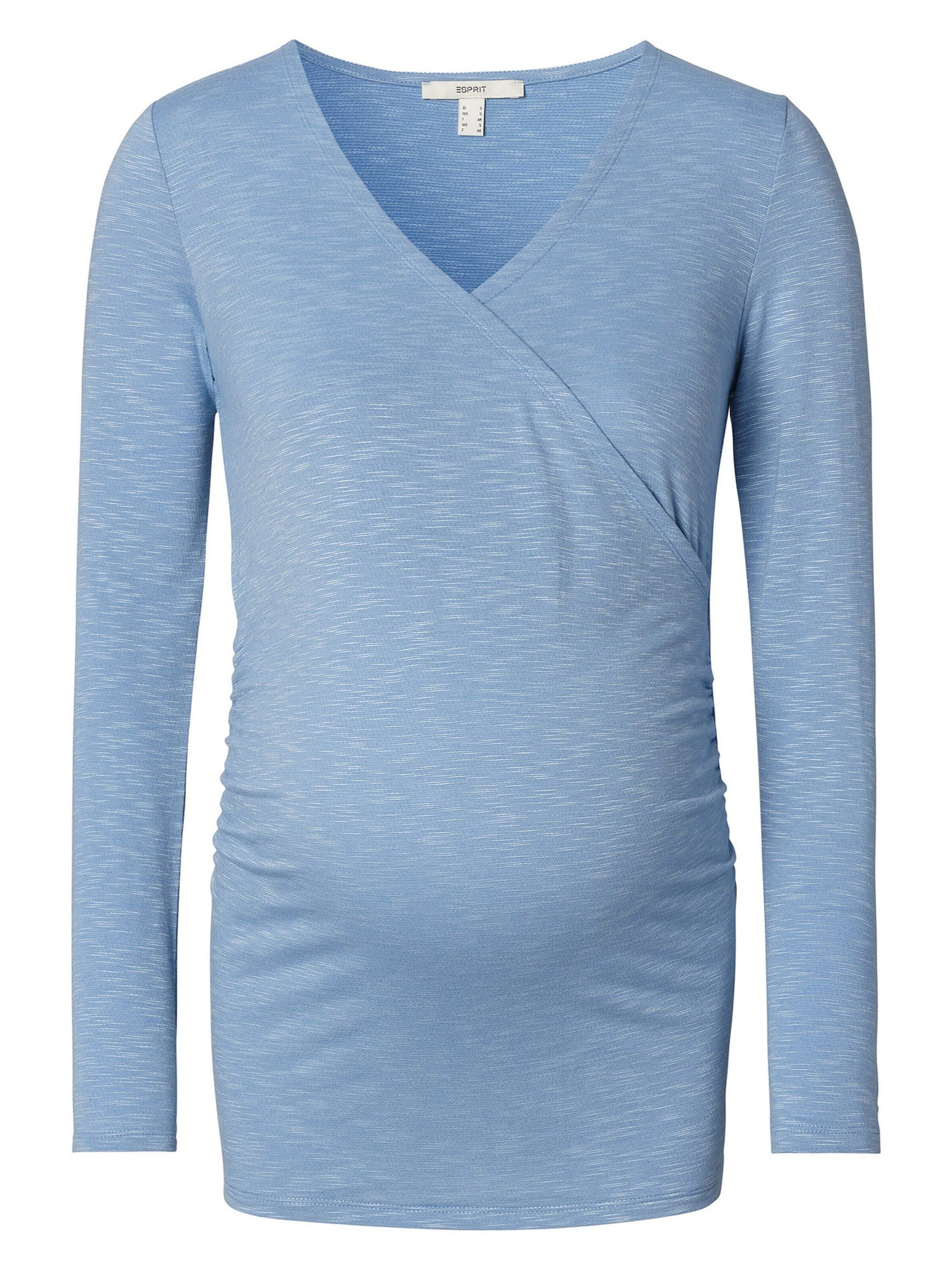 Esprit Maternity Langarmshirt 1 Tlg Wickel Design Drapiertgerafft