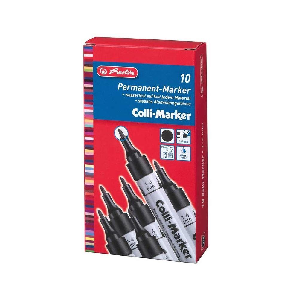 Herlitz Permanentmarker 8860603 Colli Marker wasserfest