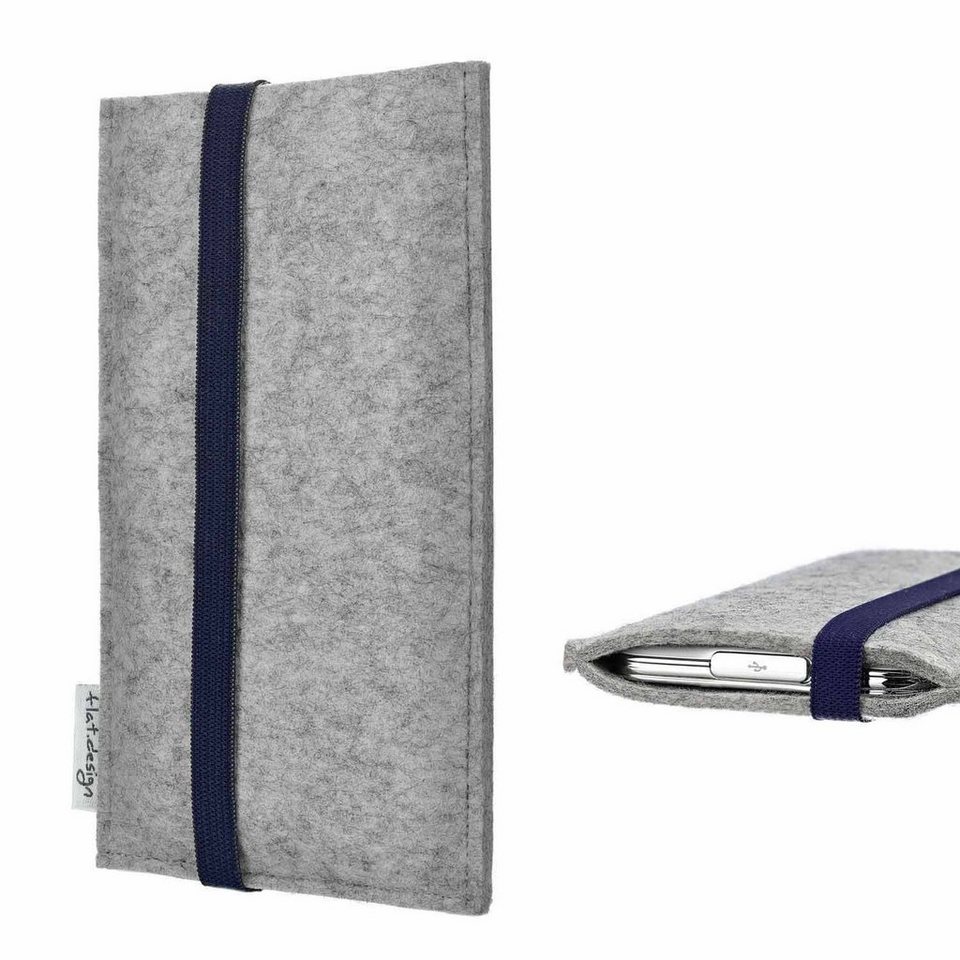 Flatdesign Handyhülle Filz Für Huawei Enjoy 50 Schutzhülle
