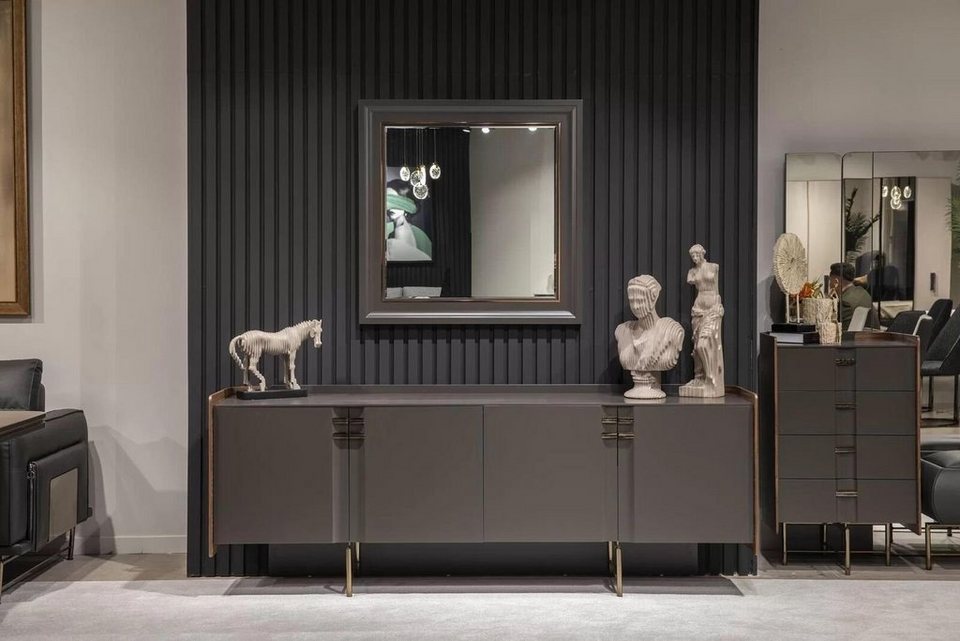 Jvmoebel Sideboard Modern Anrichte Sideboard Anrichte Mit Spiegel