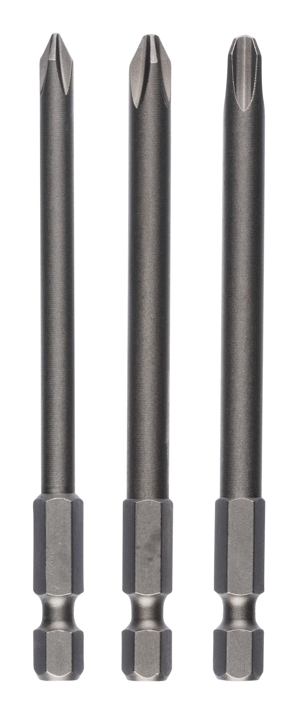 BOSCH Bit-Set, Schrauberbit Extra-Hart - PH1, PH2, PH3 x 152 mm - 3-teilig