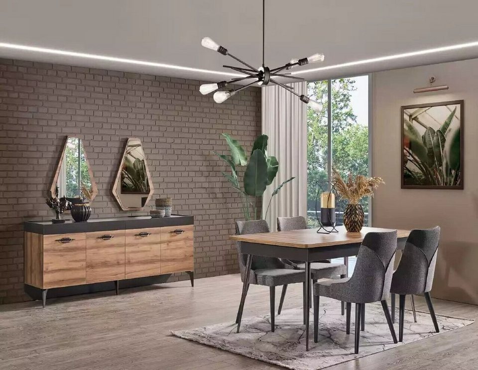 Jvmoebel Esszimmer Set Komplettes Set Esszimmermöbel Essgruppe