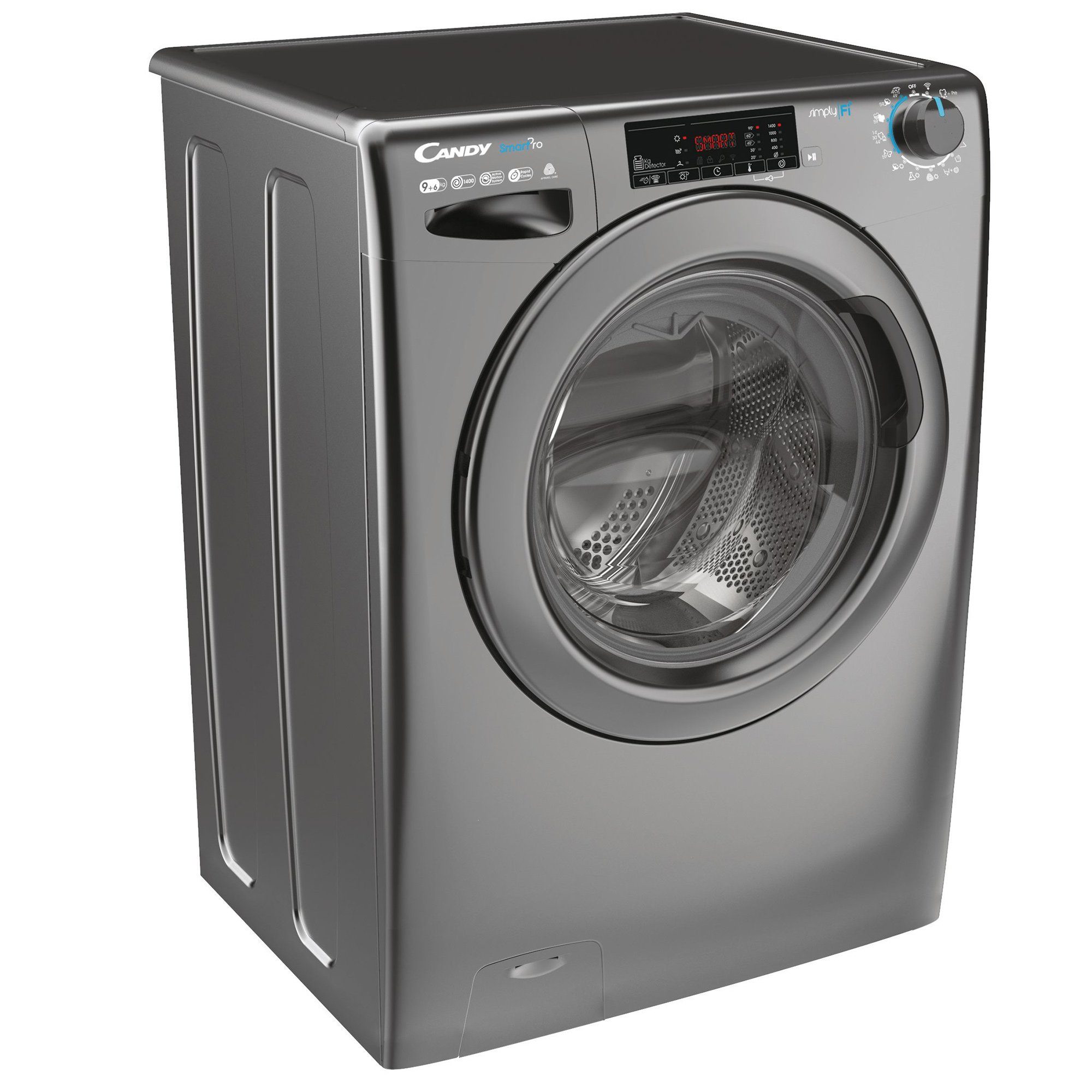 Candy Waschtrockner SmartPro Design/Anthrazit COW 4965TRRE/1-S, 9,00 kg ...