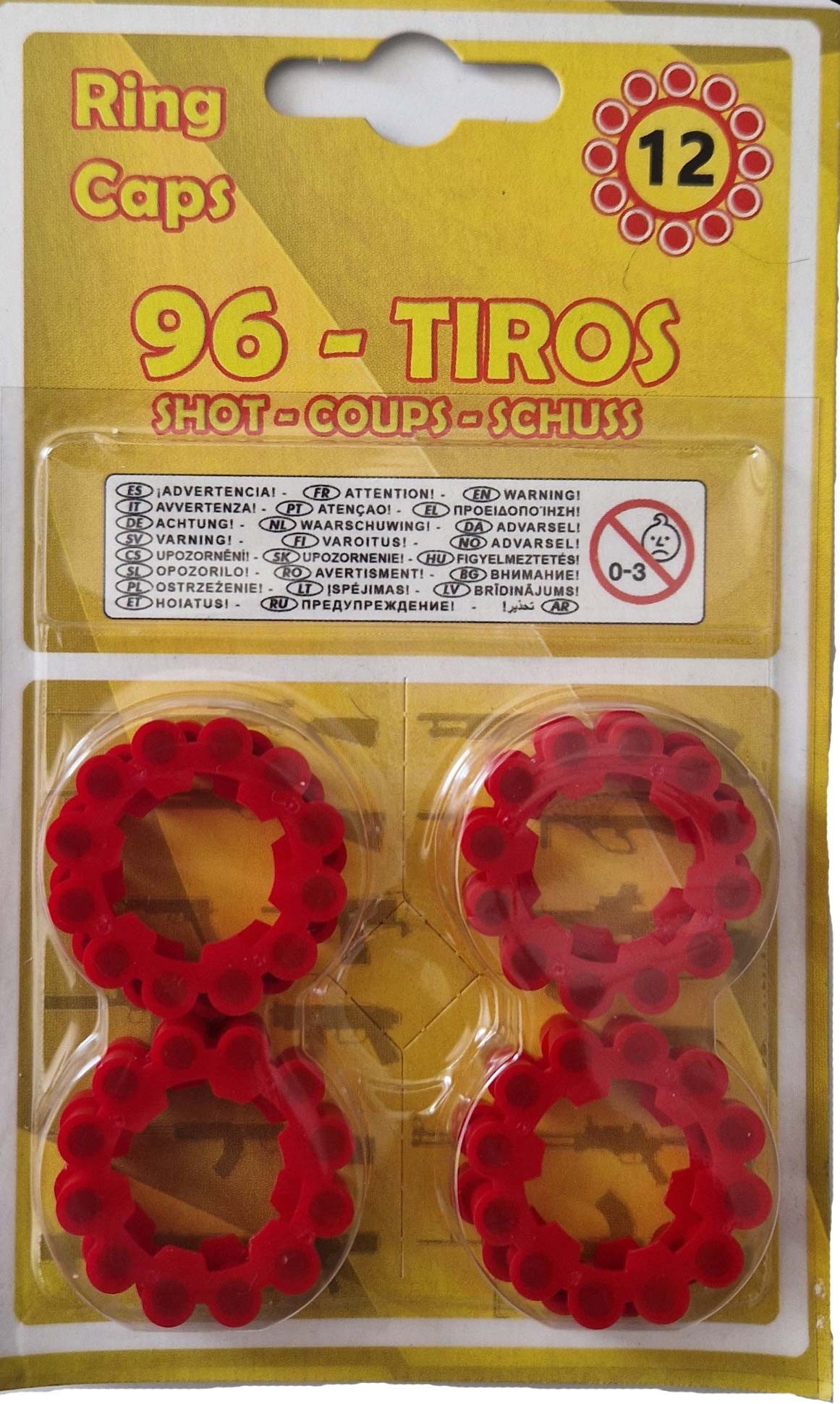 Gonher Blaster Gonher 96/12 Munitionsring Platzpatronen 12er, 96