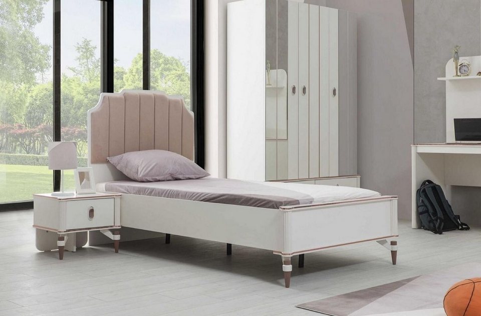 Jvmoebel Schlafzimmer Set Garnitur Kinderzimmer Kinderbett Nachttisch