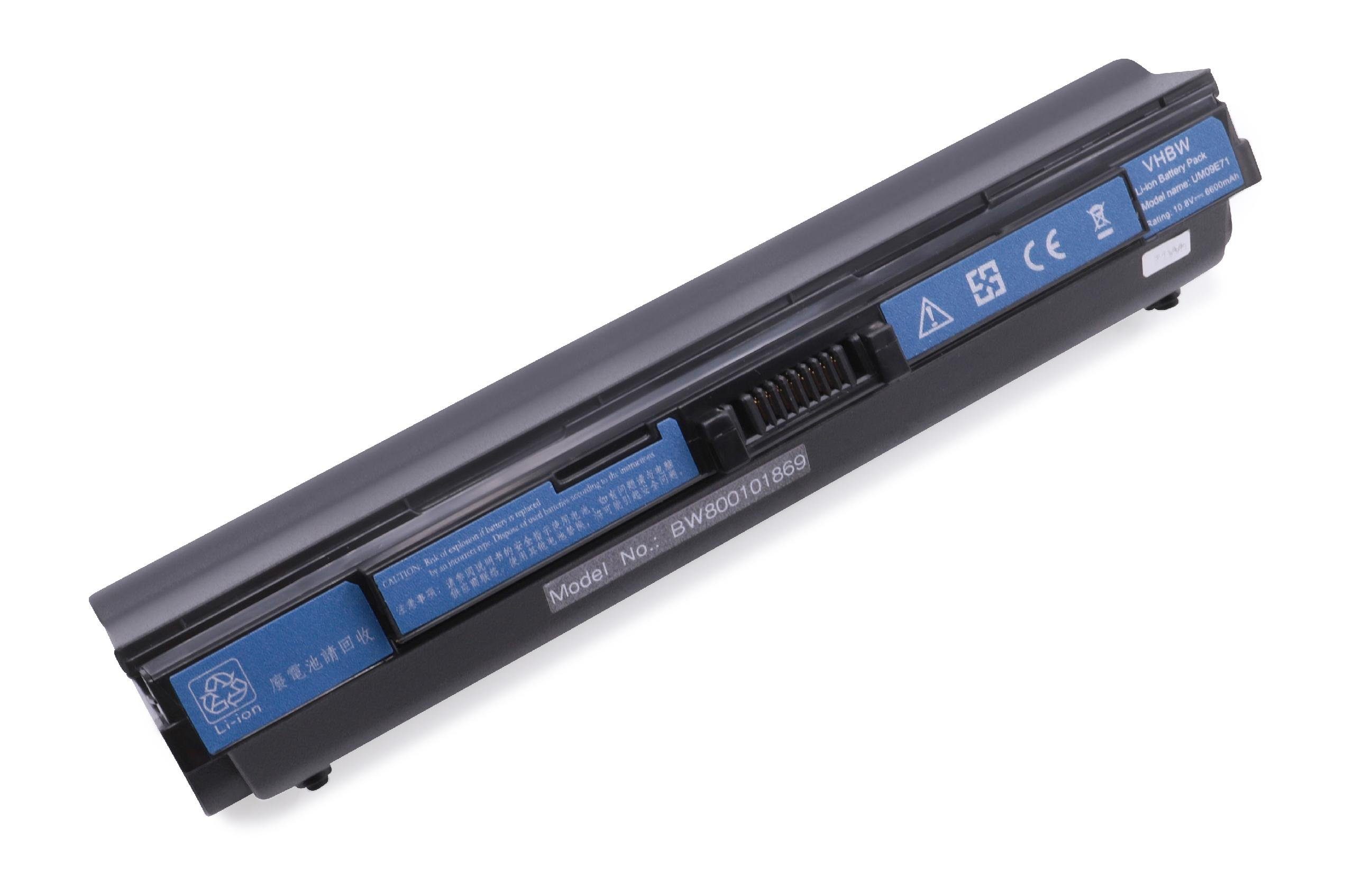 vhbw Laptop-Akku Ersatz für Baugleiche Originalteilebezeichnung Acer BT.00607.107, BT.00607.111 ...