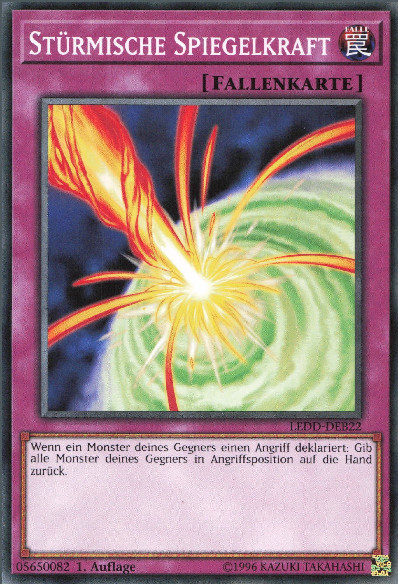 Recollectibles Sammelkarte Yugioh Karte Stürmische Spiegelkraft Deutsch