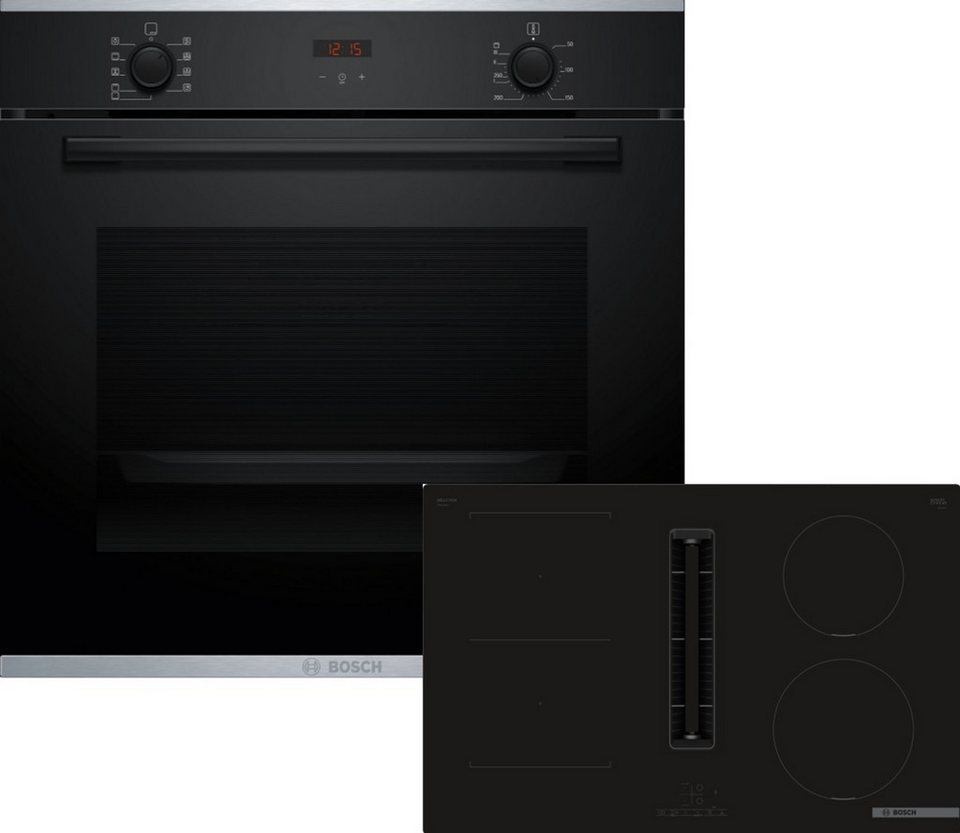 Bosch Backofen Set 4 Hba234bb3 Mit Nachrüstbar Autostart Halogen