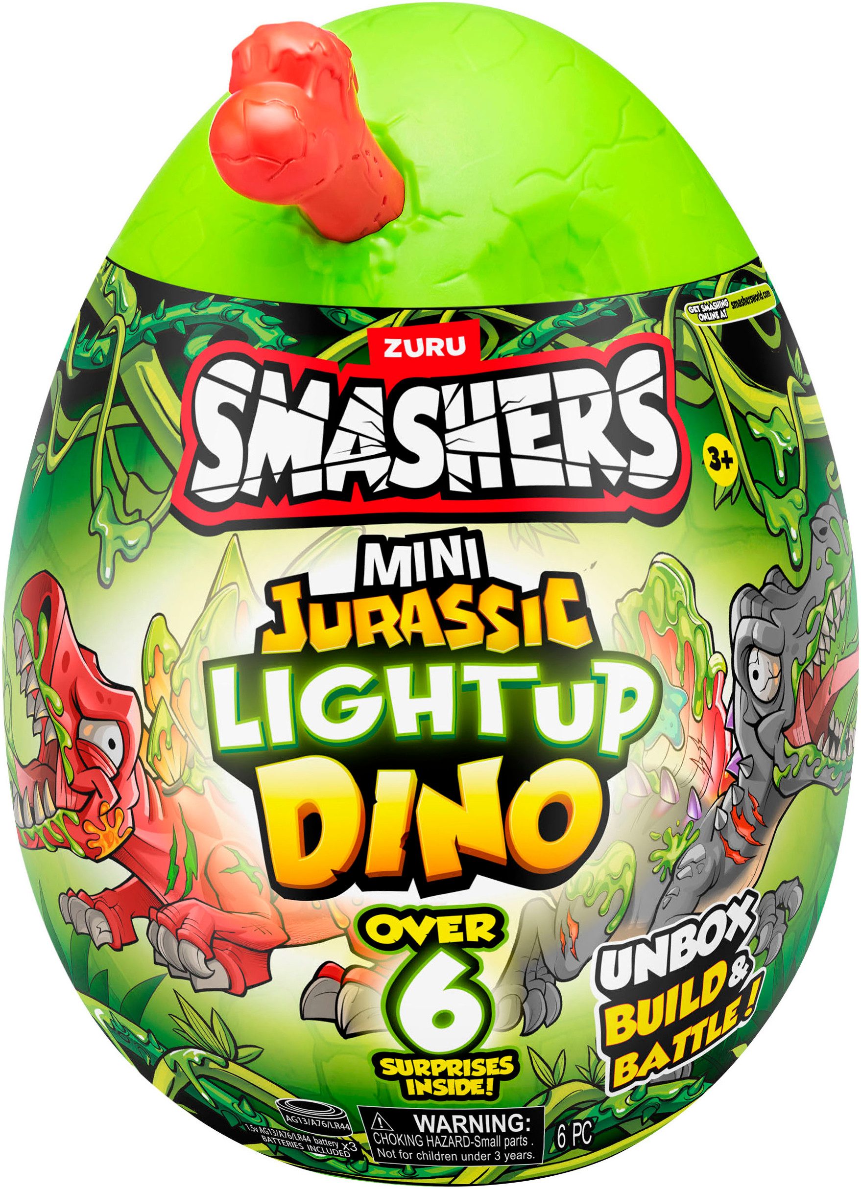 SMASHERS Spielfigur Smashers, Jurassic Light Up Dino Ei Mini, mit ...