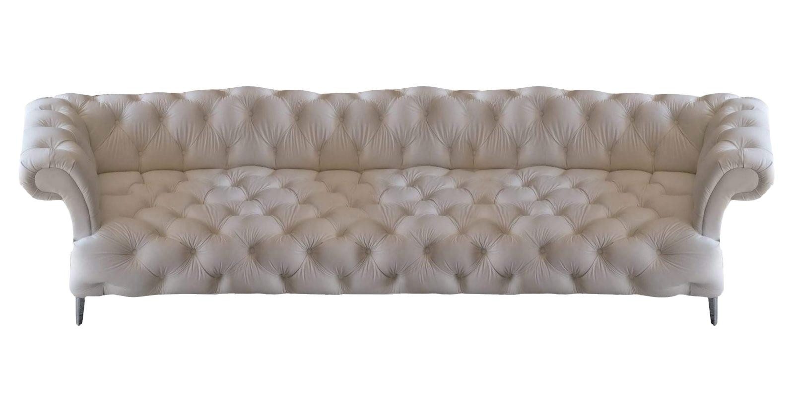 Jvmoebel Chesterfield Sofa Weiß Viersitzer Leder Neu Sofa Couch