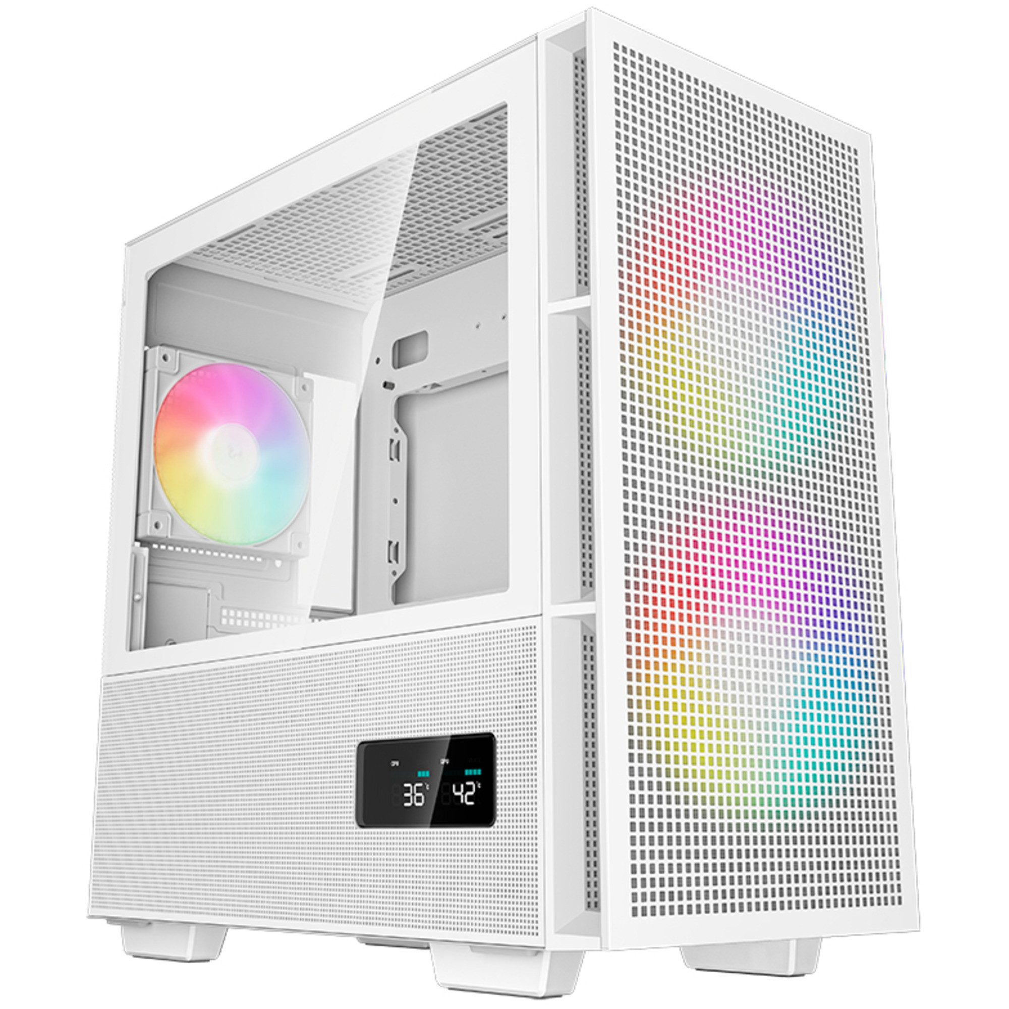 DeepCool PC-Gehäuse DeepCool CH360 DIGITAL, Tower-Gehäuse, (Tempered ...
