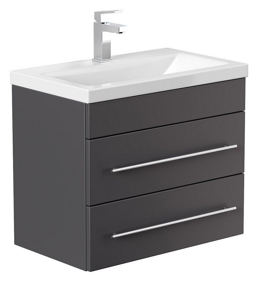 Einfachgutemoebel Waschtisch Set Badmöbel Waschplatz 60cm Breite