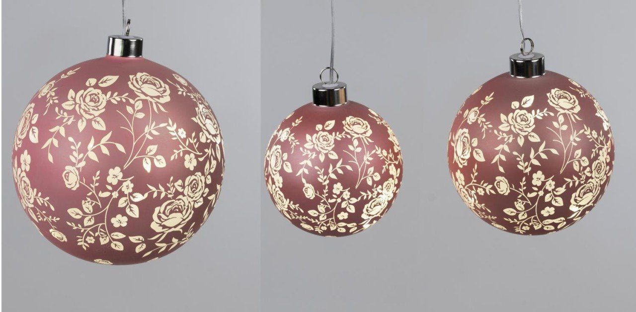 formano LED Dekolicht, Rosa D:15cm Glas