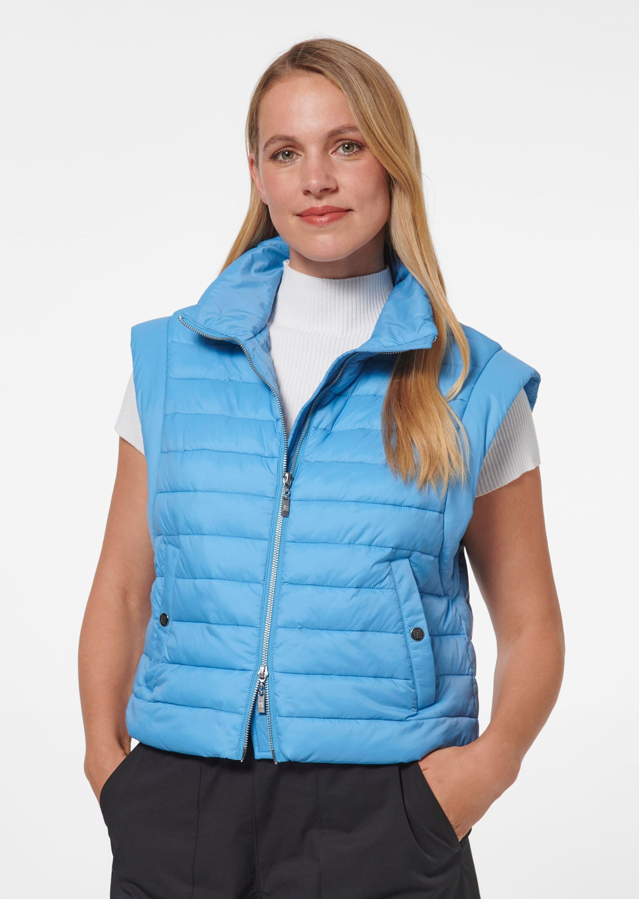 Madeleine Kurzweste Steppweste Mit 2 Wege Zipper