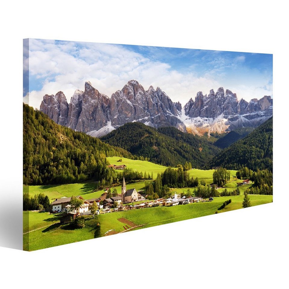 Islandburner Leinwandbild Bild Auf Leinwand Val Di Funes Trentino