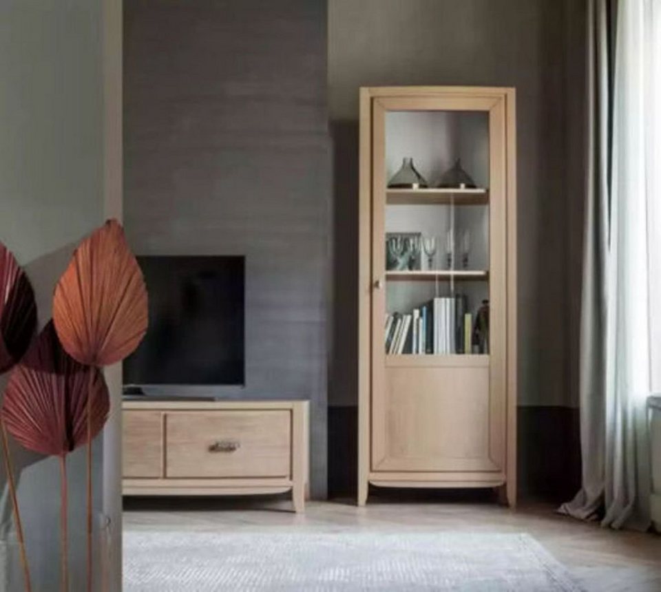 Jvmoebel Vitrine Möbel Holz Vitrine Glasschrank Kommode Schränke