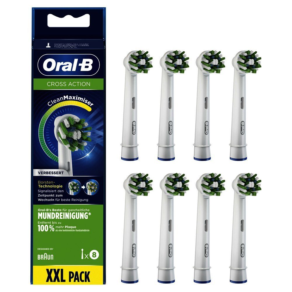 Oral-B Aufsteckbürsten Cross Action CleanMaximizer - 8er Pack