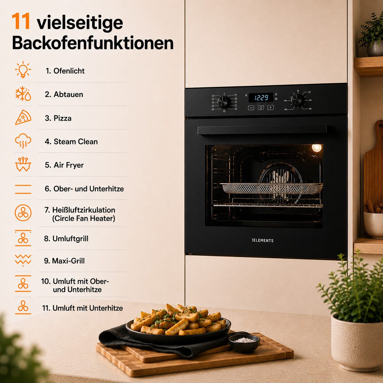 KB Elements Induktions Herd-Set Kratzfestes Induktion 60 cm mit ...