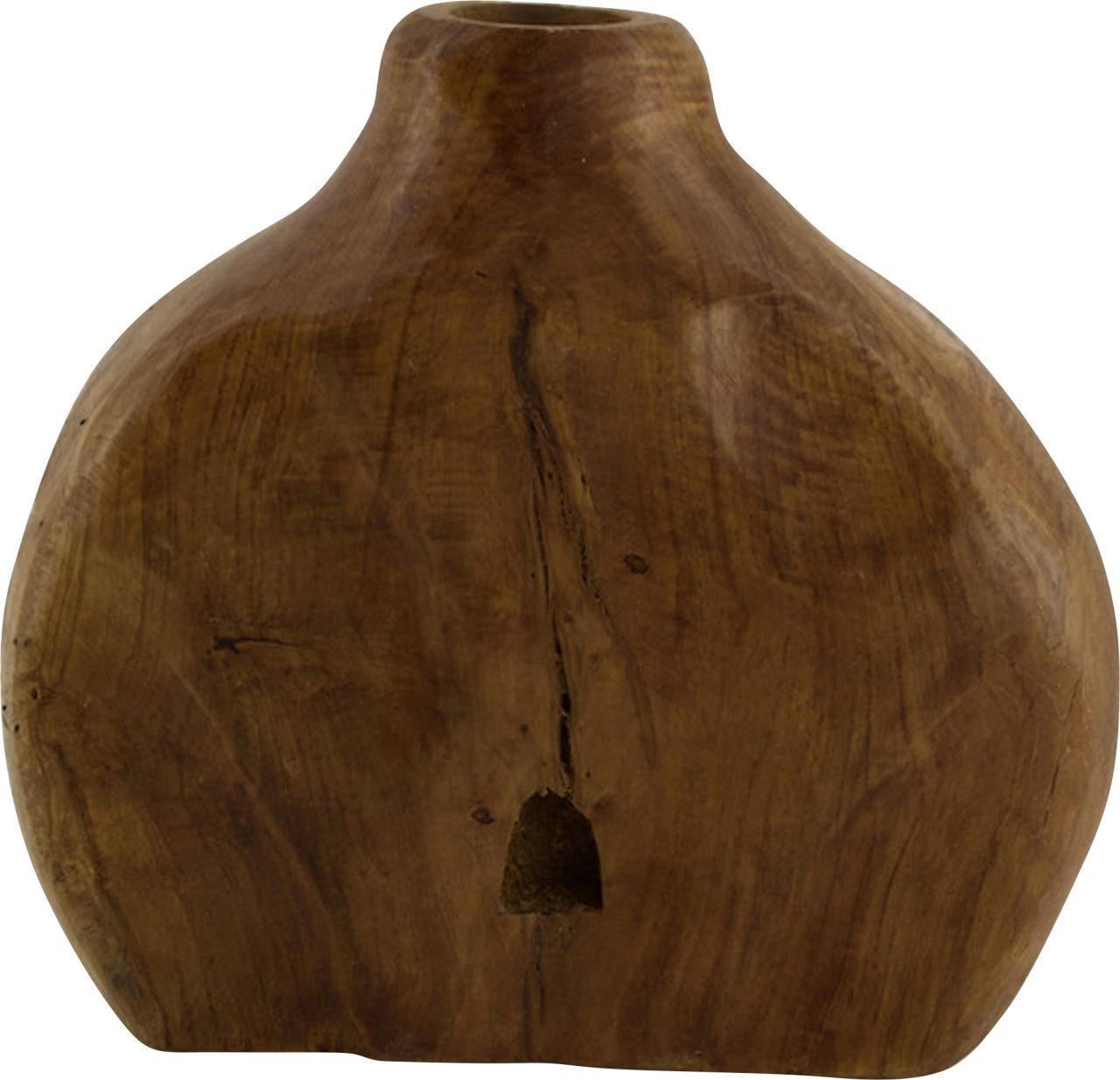 Dijk Dekofigur Dijk Vase Teak Geölt 24 X 9 X 22 Cm
