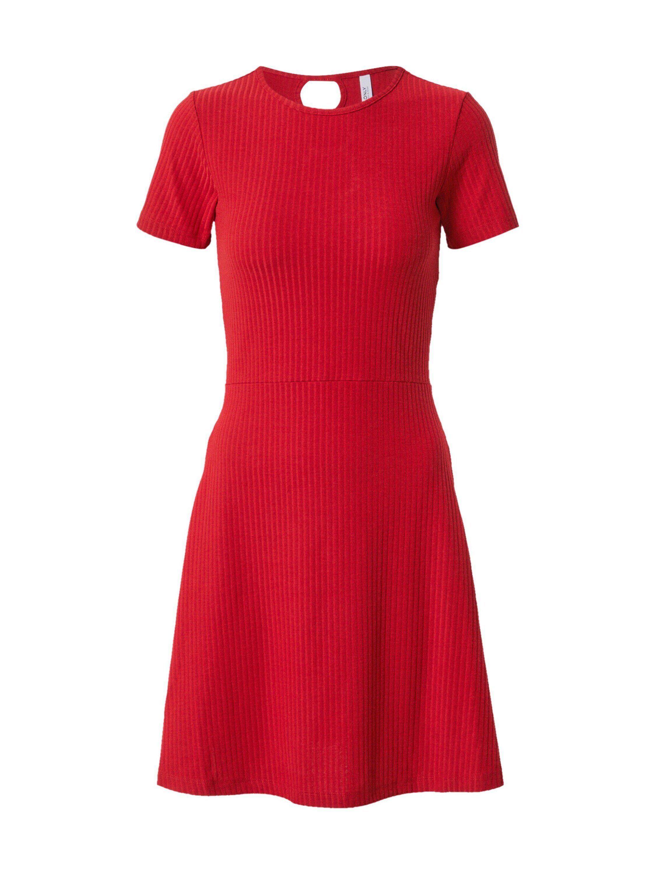 Only Sommerkleid Emma 1 Tlg Cut Outs Abgesteppter Saumkante