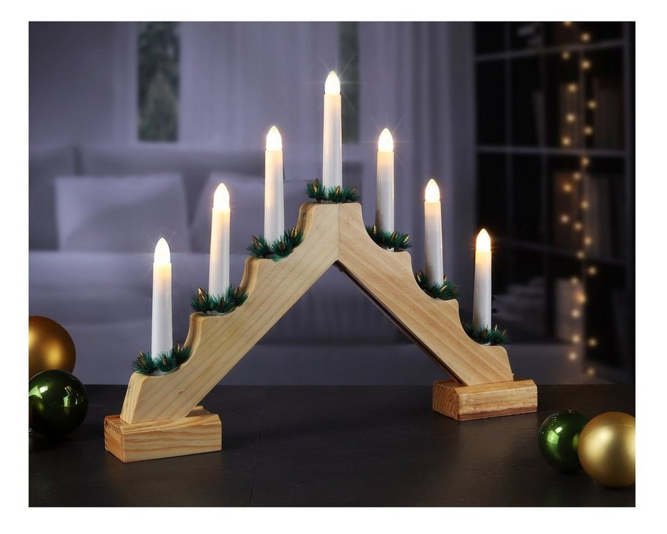 Gartenhero Led Lichterbogen Led Lichterbogen Holz Schwibbogen