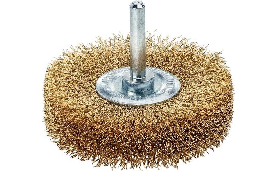 Lessmann Drahtbürste Rundbürste Ø 30 Mm Schaft 6 Mm Drahtstärke 02 Mm