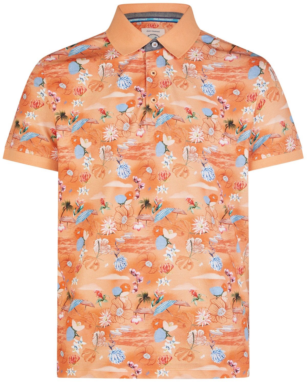 A Fish named Fred Poloshirt, leicht tailliert geschnittenes Poloshirt