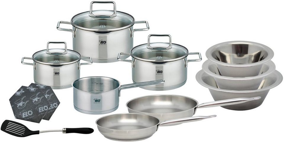 Elo Topf Set Smart Steam Edelstahl 1810 Set 12 Tlg Fleischtopf 16
