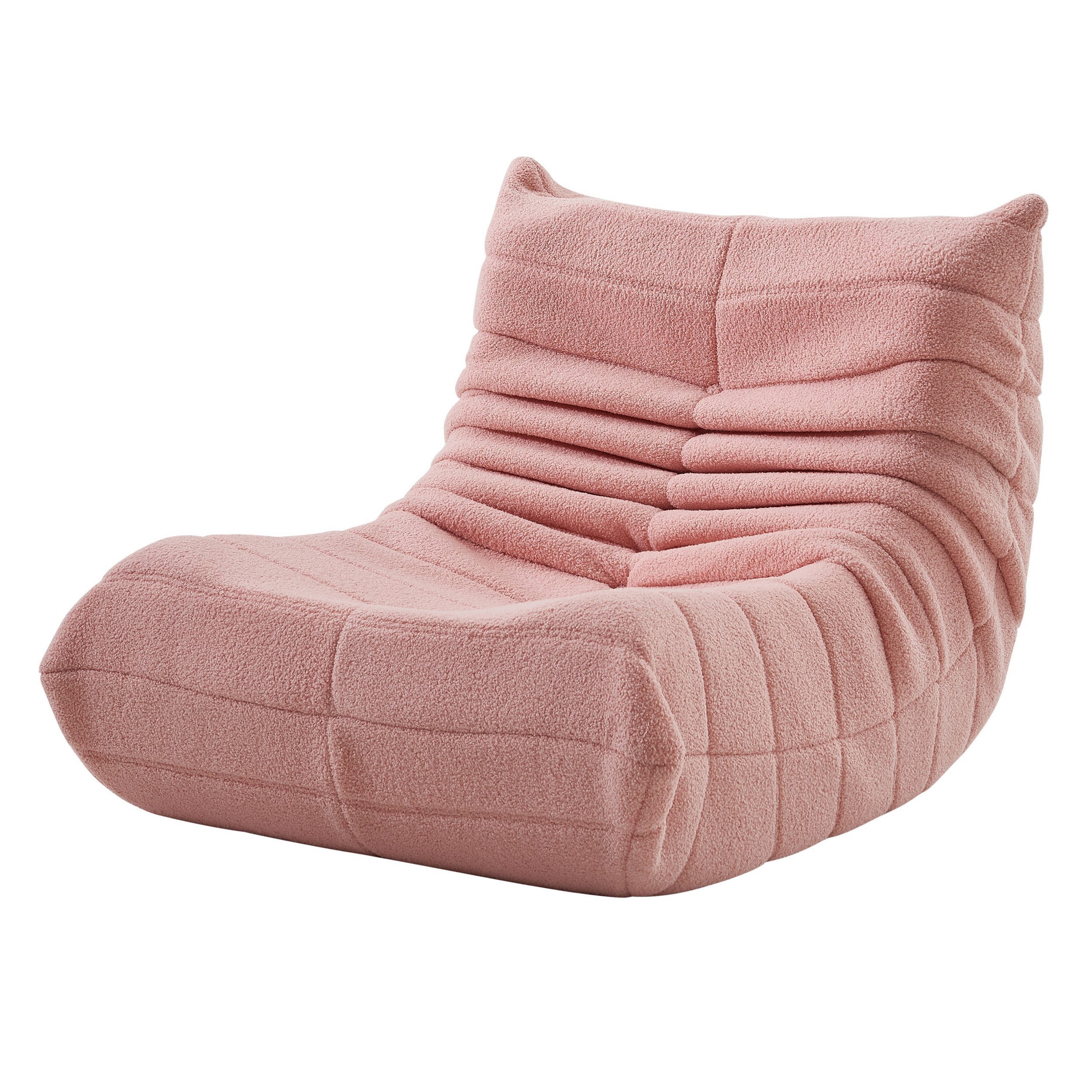 SEEZSSA Sitzsack Lazy Sofa-Stühle mit Rückenlehne Einzelsofa Lazy Couch ...