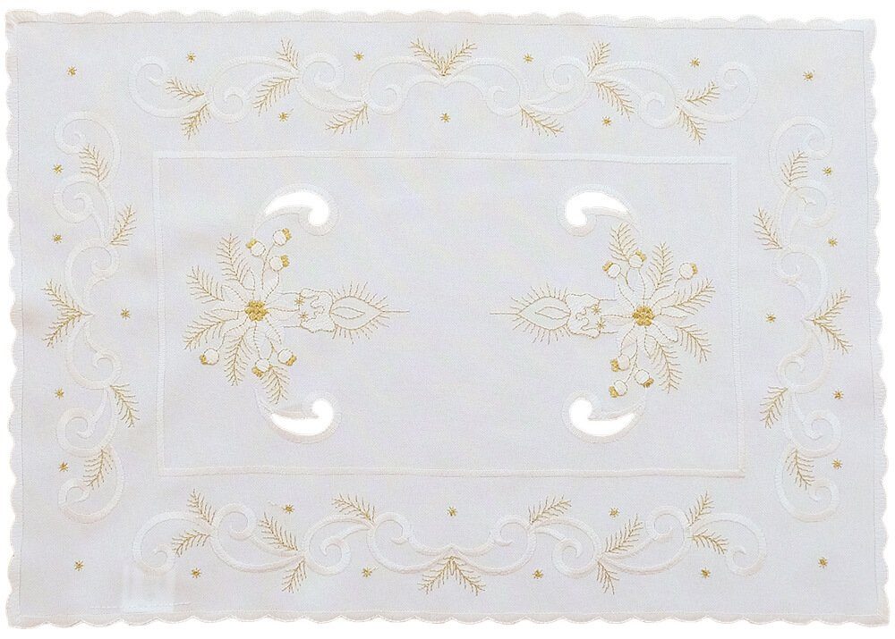 Matches21 Home And Hobby Tischdecke Mitteldecke Stick Kerze Ornamente