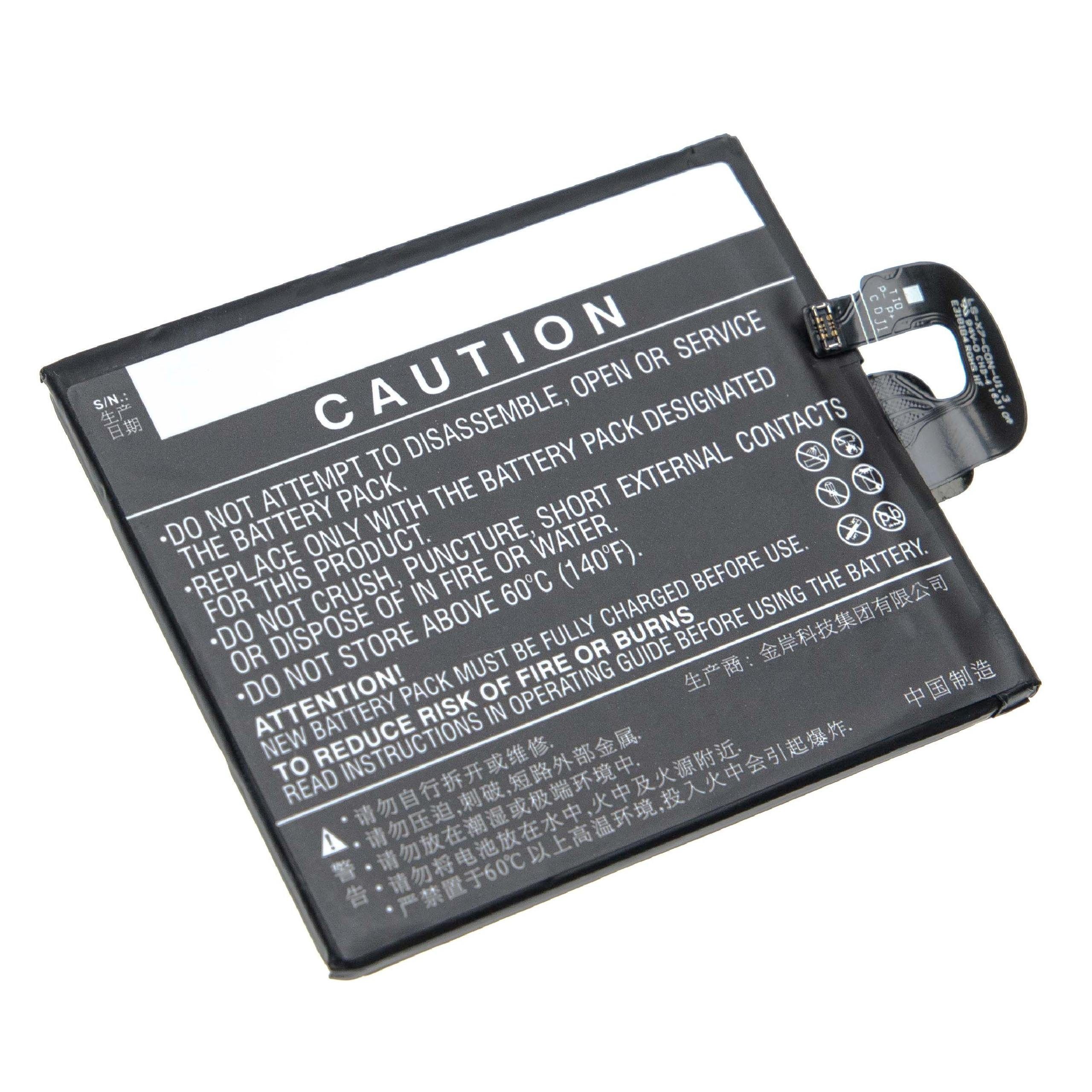 vhbw Ersatz für LeTV LTF26A für Mobilfunk (3900 mAh, 3,85 V, Li-Polymer) Smartphone-Akku Li ...