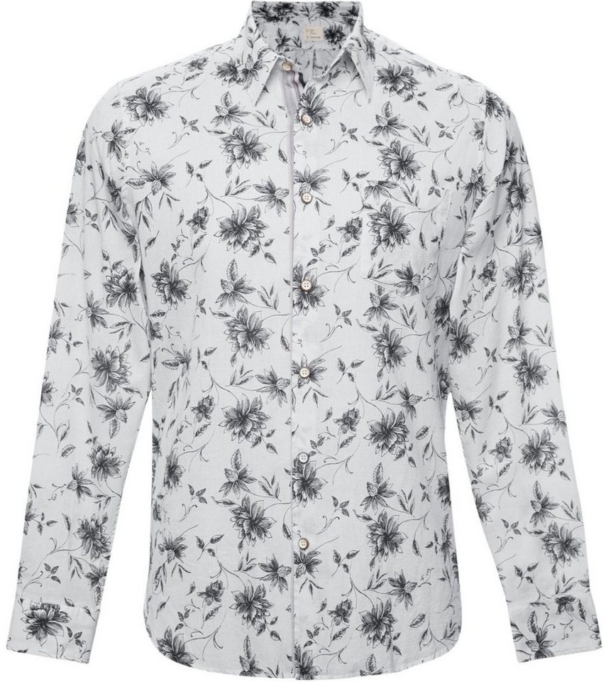 Terra Luna Langarmhemd Terra Luna Herren Freizeit Shirt Bio Baumwoll