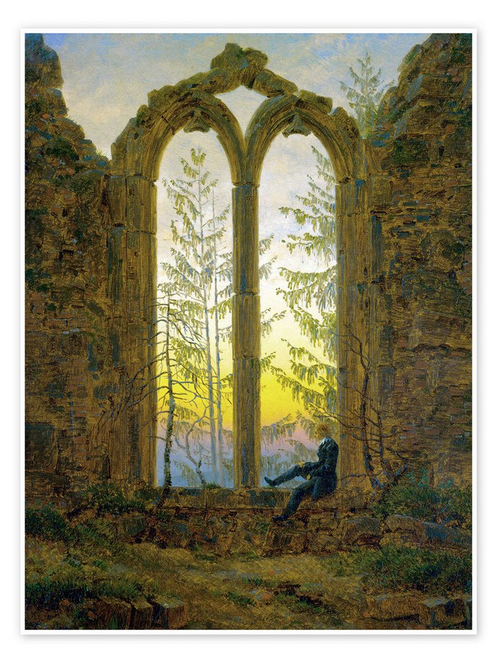 Posterlounge Poster Caspar David Friedrich Der Träumer Schlafzimmer