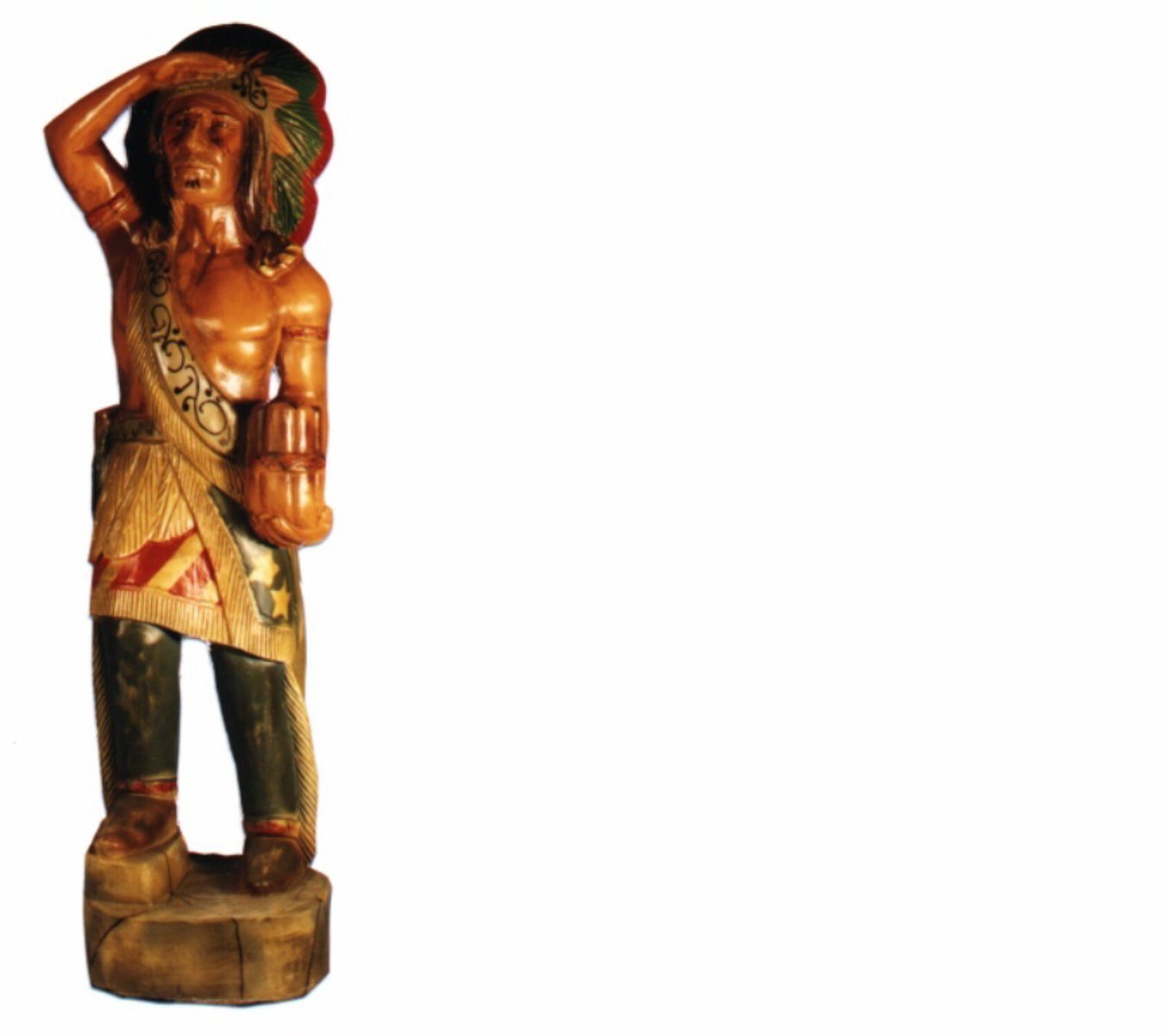 Jvmoebel Dekoobjekt Design Amerikas Ureinwohner Usa Figur Statue