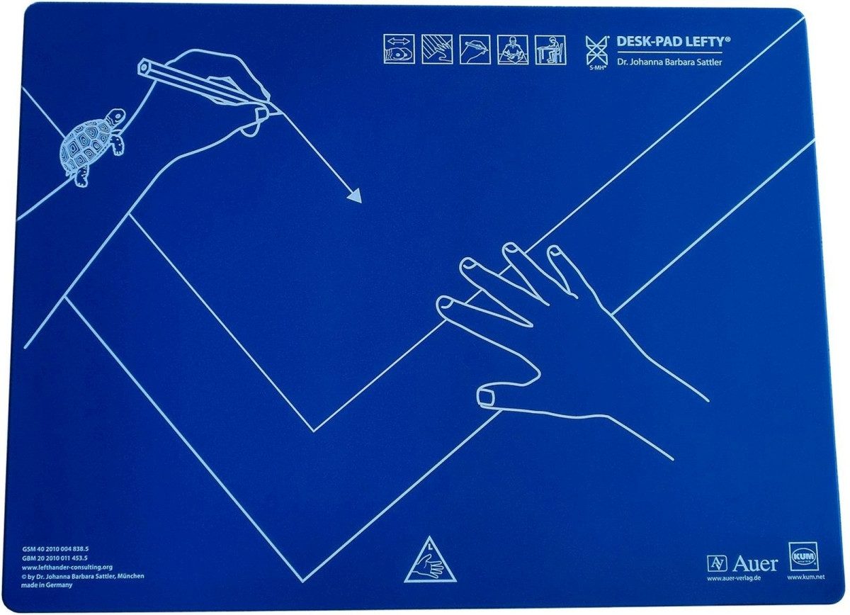 KUM Schreibmappe Schreibunterlage Desk Pad Lefty für Linkshänder ...