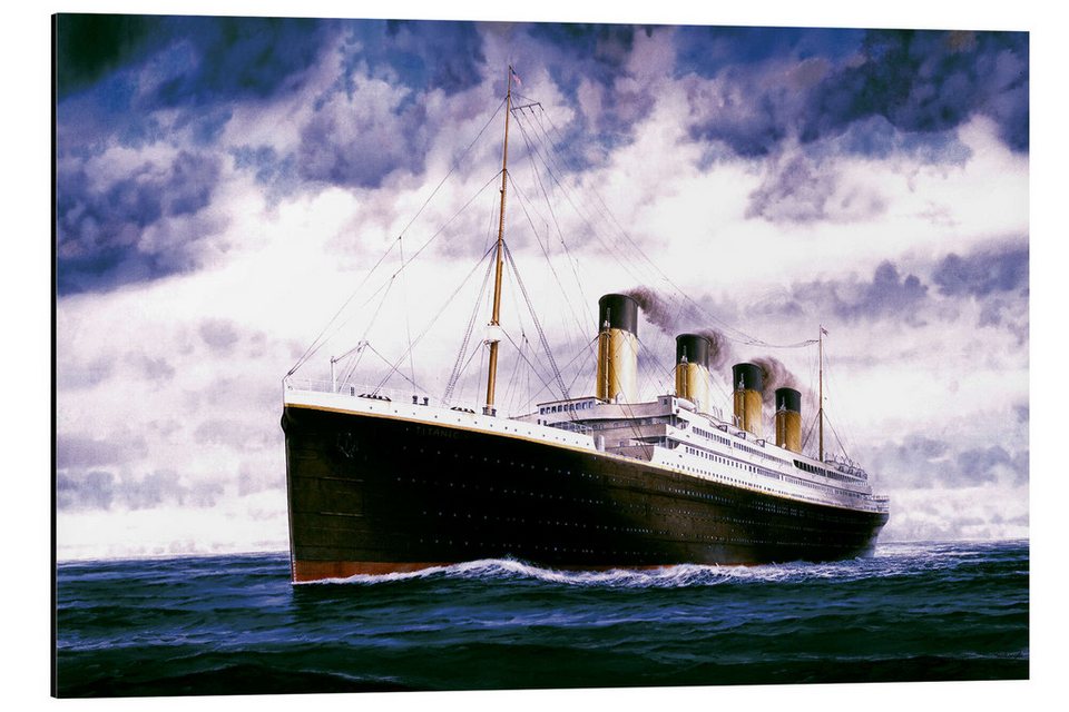 Posterlounge Alu Dibond Druck Francis Mastrangelo Rms Titanic Malerei