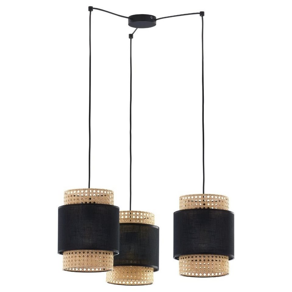 Famlights Hängeleuchte Pendelleuchte Kate In Schwarz Und Braun E27 3