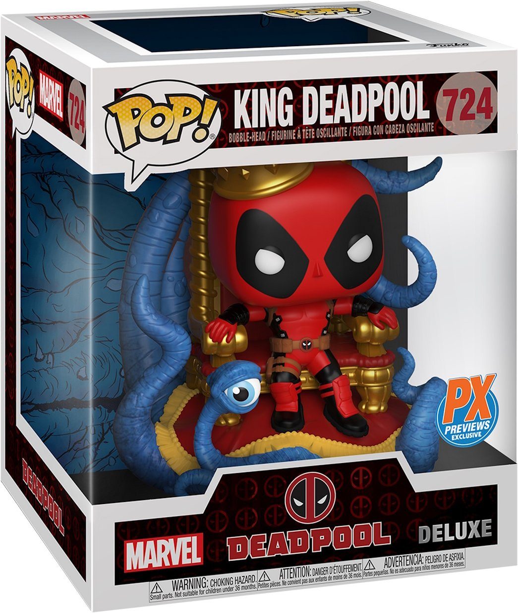 Funko Spielfigur Marvel Deadpool - King Deadpool 724 PX Exclusive
