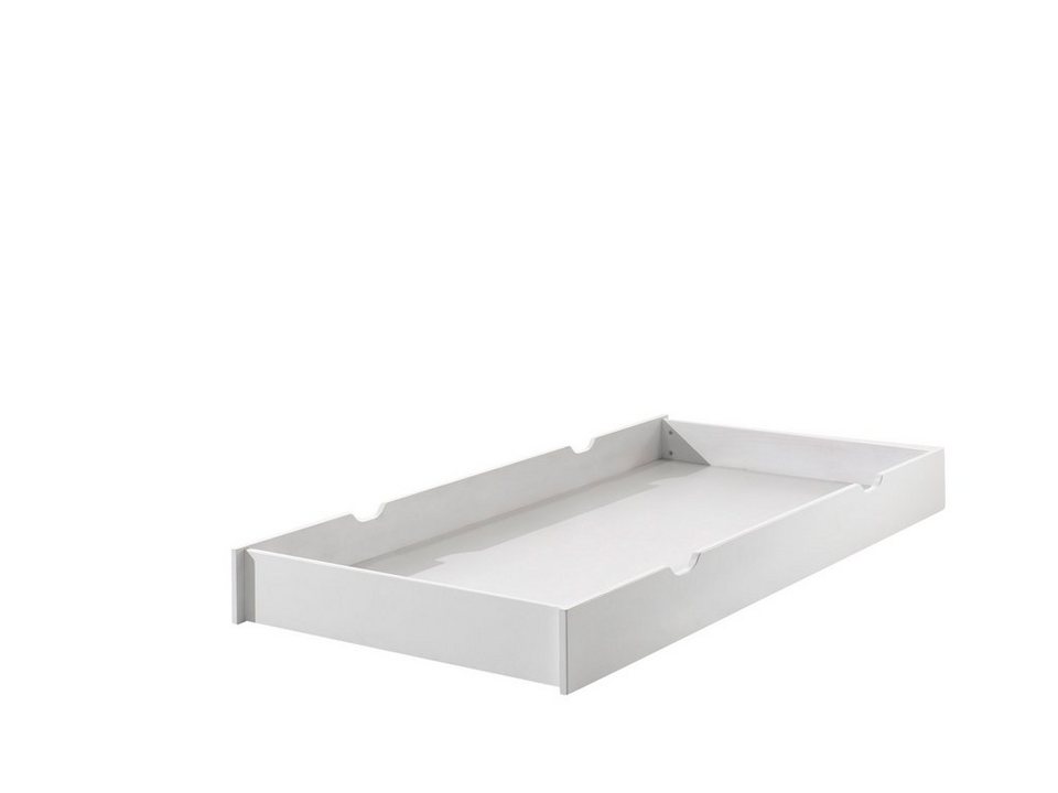 Möbelando Bettschubkasten Erik Aus Massiv Kiefer Und Mdf In Weiß