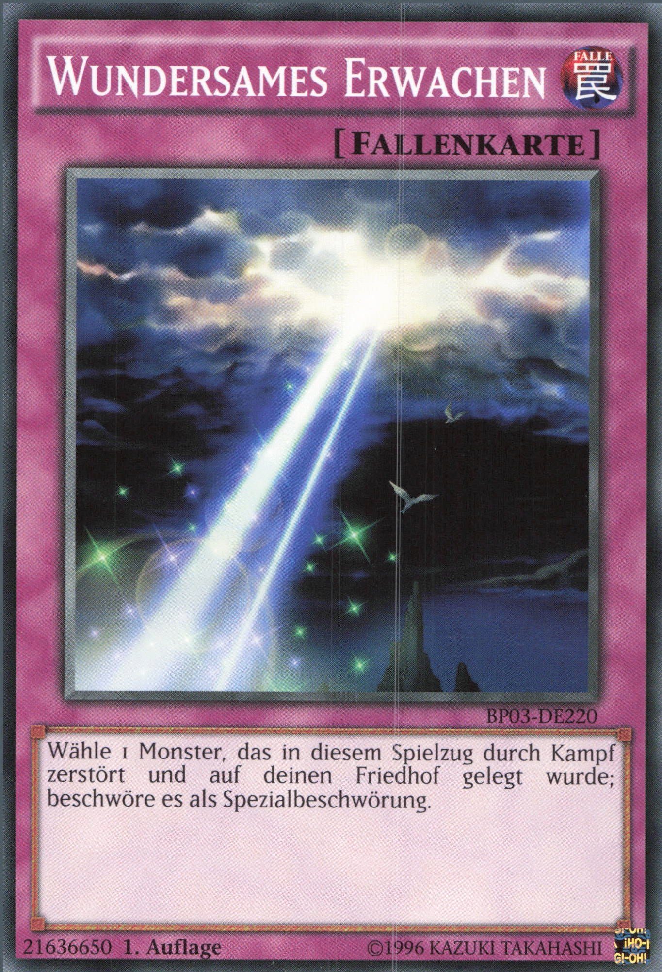 Recollectibles Sammelkarte Yugioh Karte Wundersames Erwachen V 1