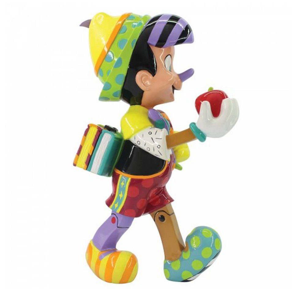 Disney by Britto Dekofigur Pinocchio Figur mit Apfel, Disney BRITTO ...