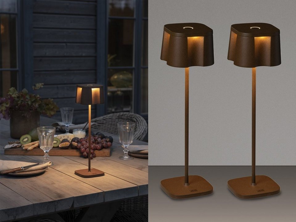 Meinewunschleuchte Led Außen Tischleuchte Usb Ladefunktion Led Fest