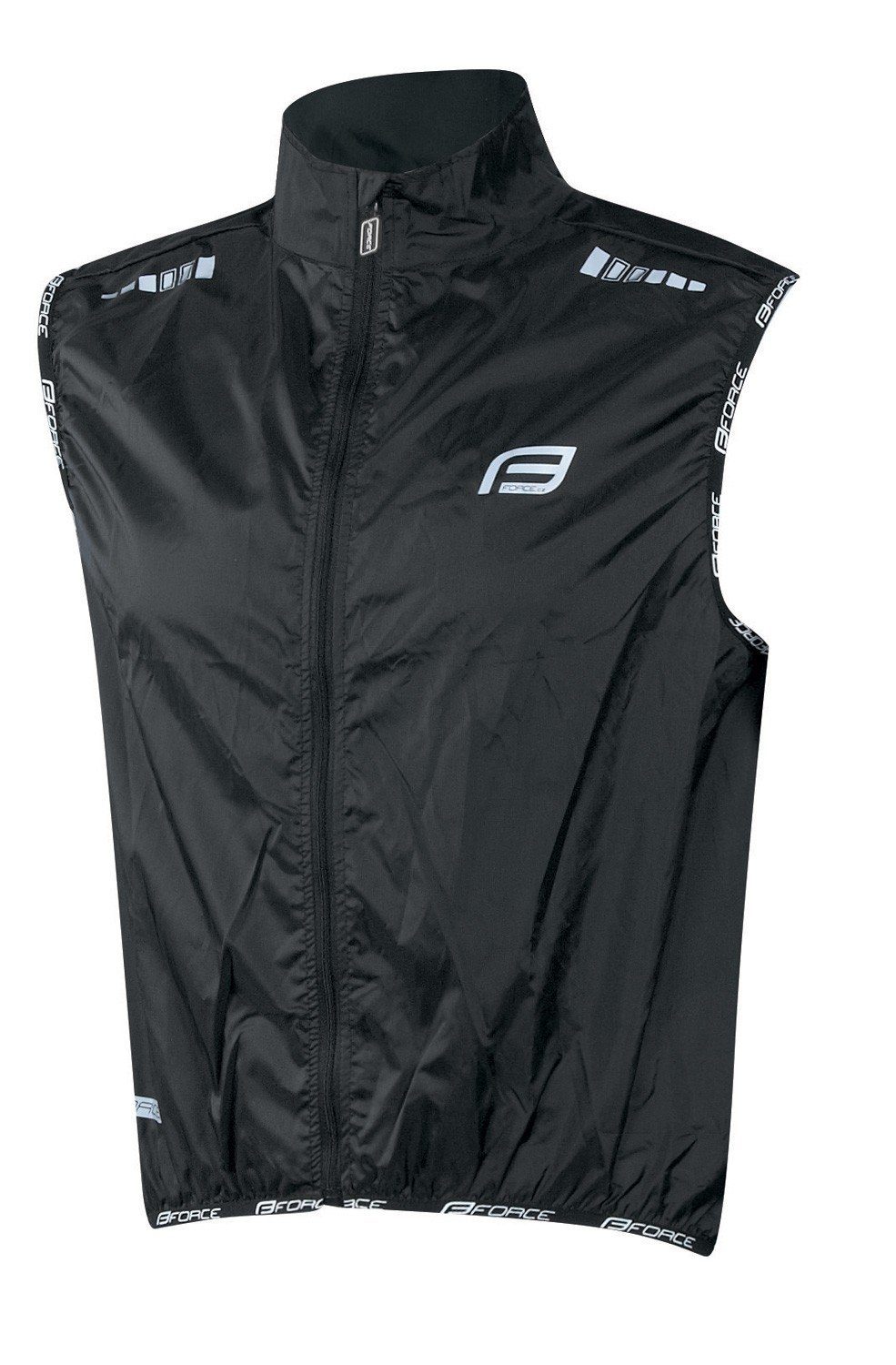 FORCE Funktionsweste Weste FORCE V48 winddicht schwarz +20 °C