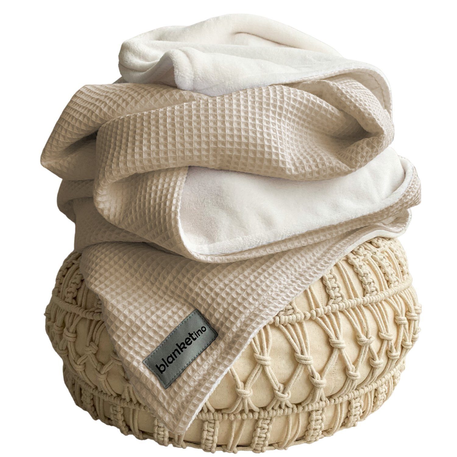 Wohndecke flauschige Kuscheldecke, wärmende Couchdecke, blanketino ...