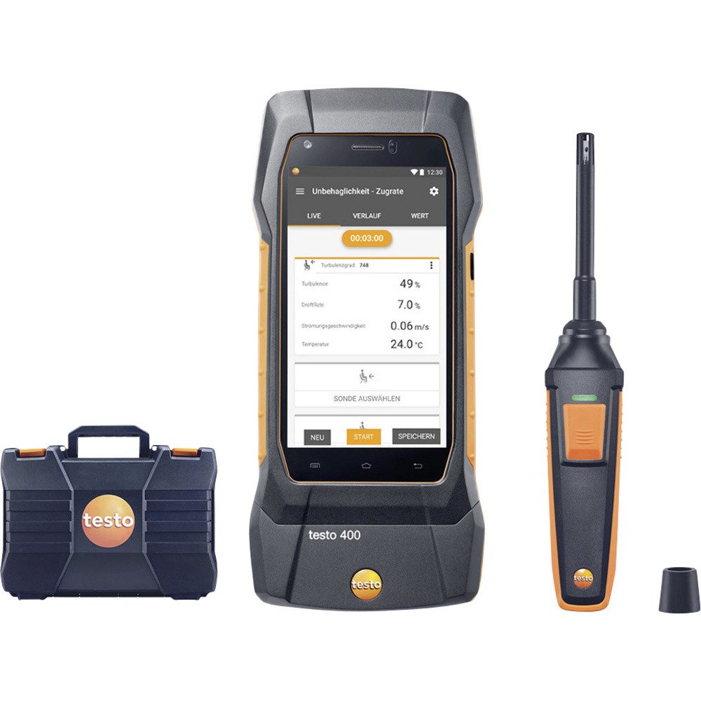 testo Luftdruckmessgerät testo testo 400 - Gebrauchsnormal Set ...