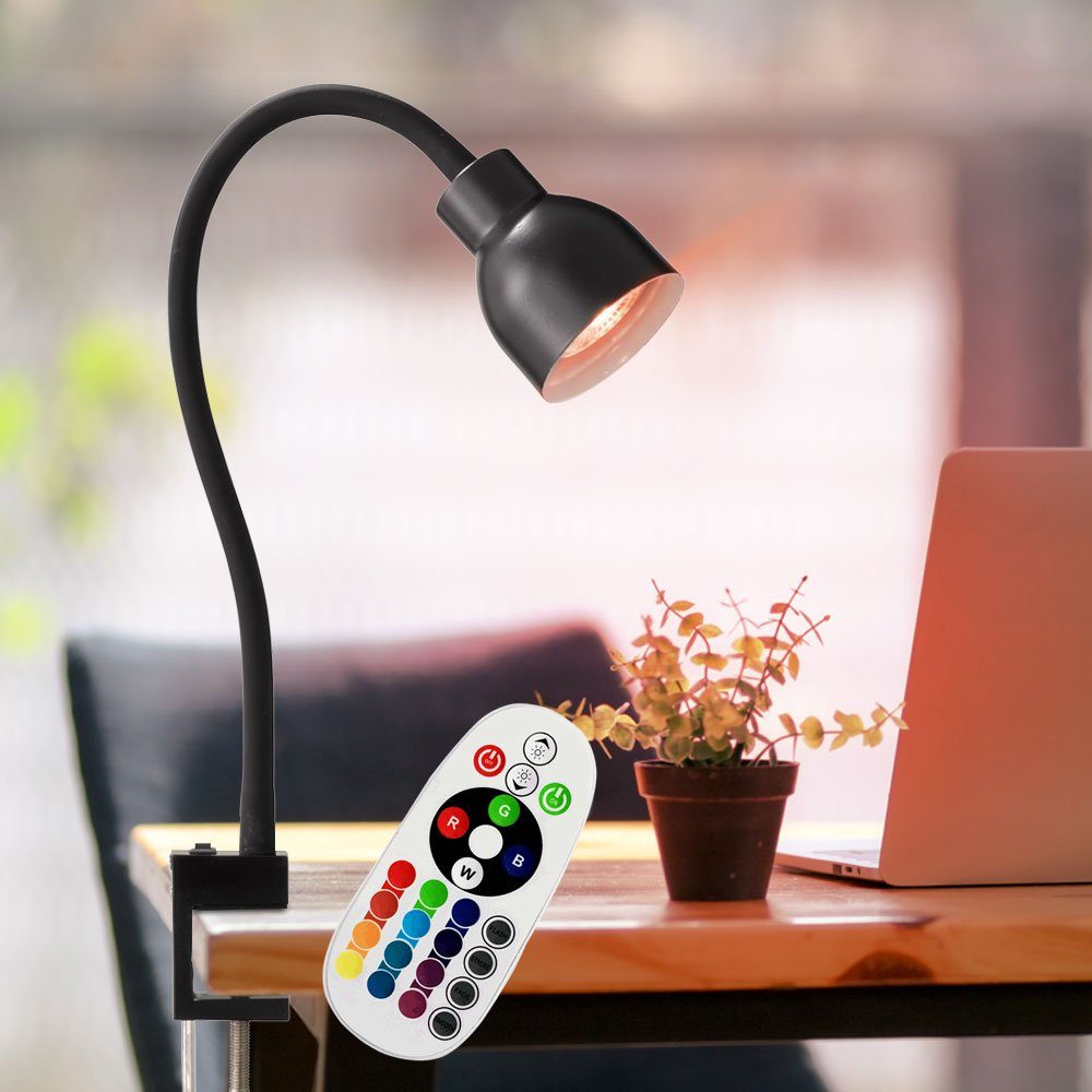 Etc Shop Klemmleuchte Klemm Schreib Nacht Tisch Leuchte Fernbedienung