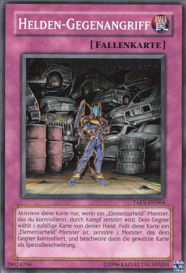 Recollectibles Sammelkarte Yugioh Karte Helden Gegenangriff Deutsch Yu