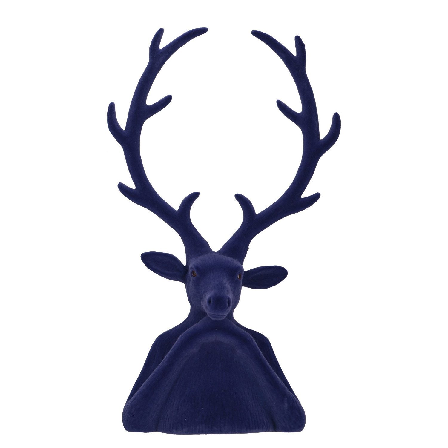 Macosa Home Dekofigur Hirsch Büste Türkis, Blau, Schwarz, Braun, Taupe oder Grün ...