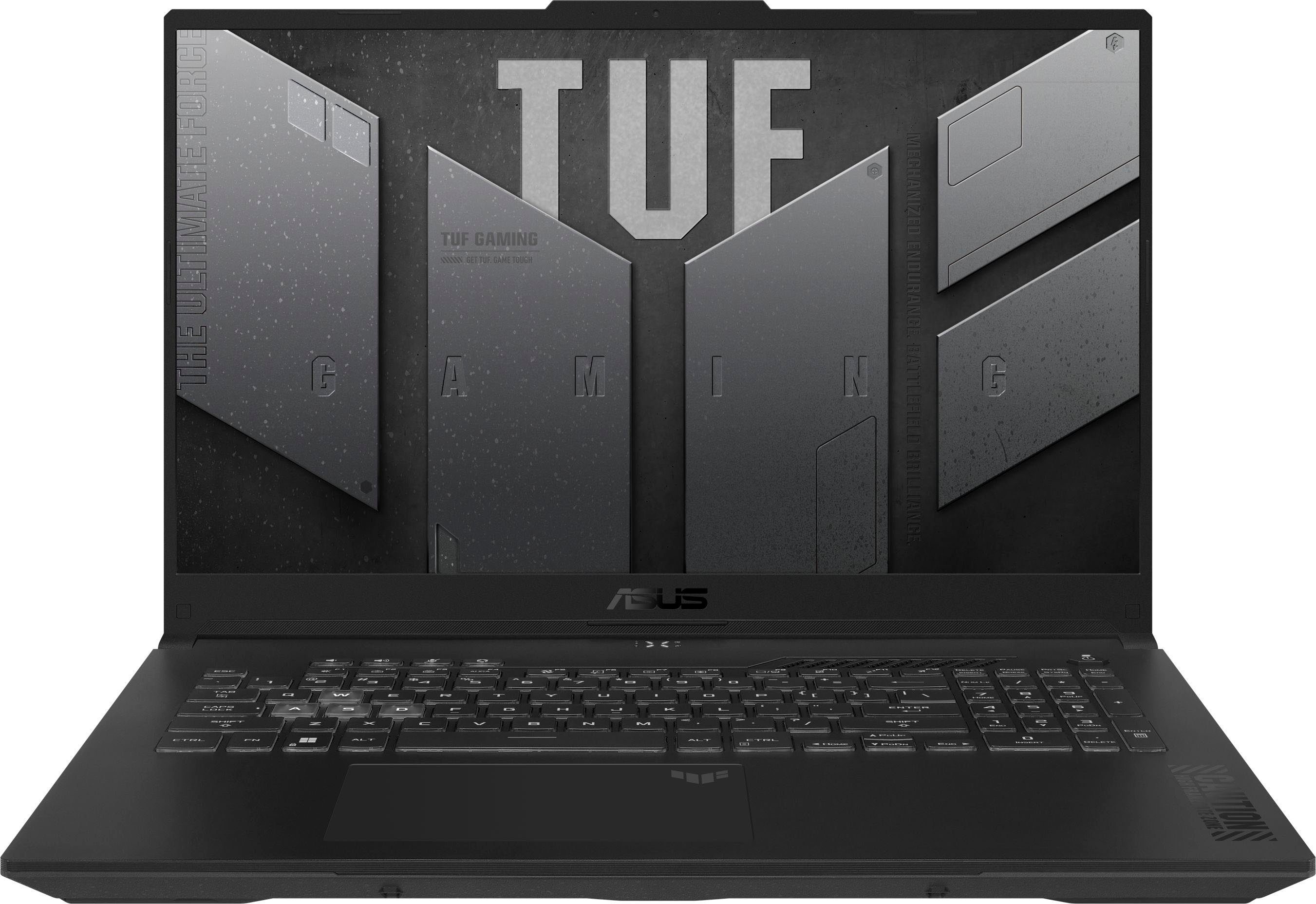 Asus TUF Gaming 17 Laptop Full HD IPS Display 16 GB RAM Windows 11 Home Gaming Notebook 43 9 cm 17 3 Zoll AMD Ryzen 7 7735HS GeForce RTX 4050 512 GB SSD FA707NU HX035W